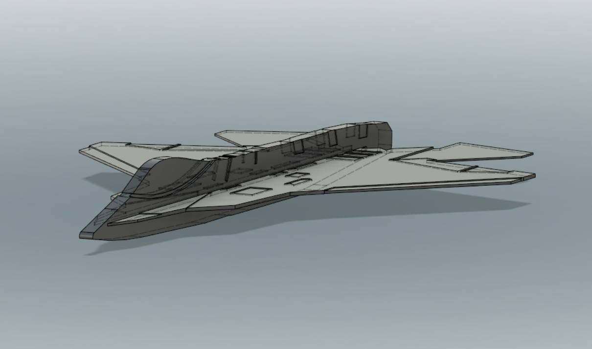 TAI TF-X 2D Model for RC Flight – Open Source – d8devs.com